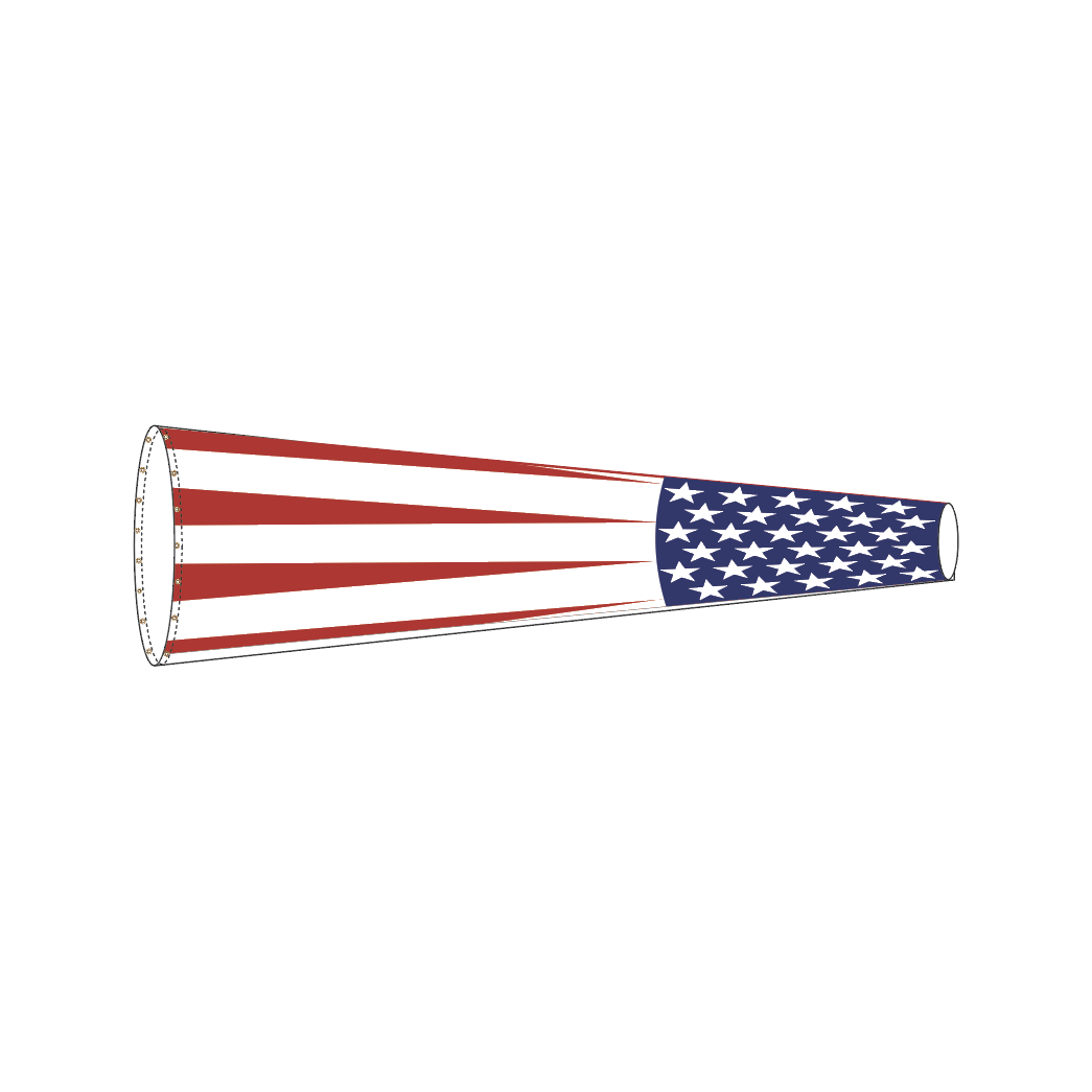 American and State Flag Windsocks - The Custom Windsock Co.