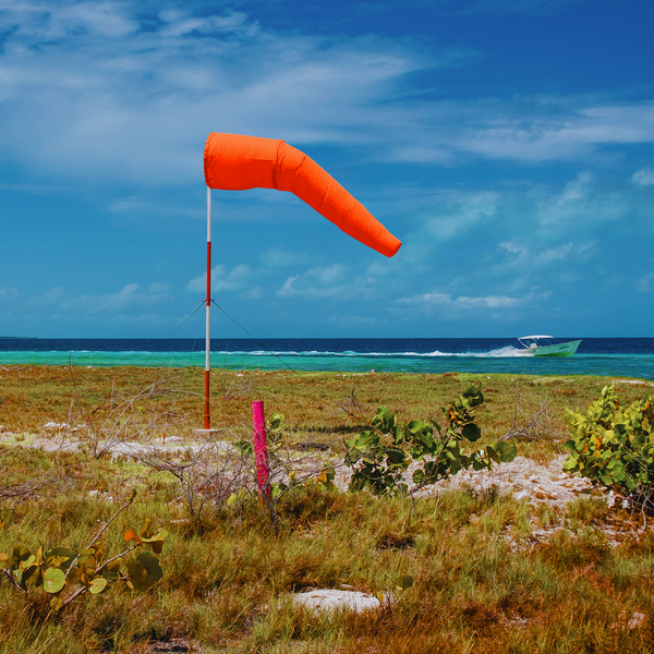 Orange Airport Windsock | Heavy Duty | FAA Compliant | UV Fade ...